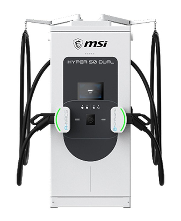 MSI、50kW DC急速充電器「Hyper 50 Dual」を国内初公開…BICYCLE-E・MOBILITY CITY EXPO 2026 ...